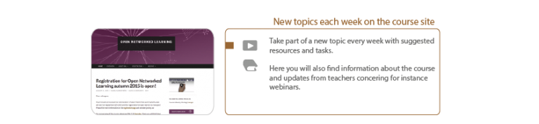 VLE_coursesite – Open Networked Learning