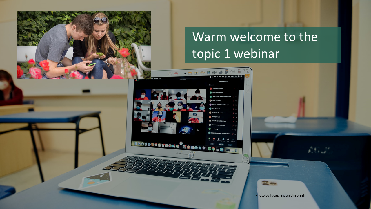 Warm welcome to tomorrow’s webinar with David White – Open Networked Learning